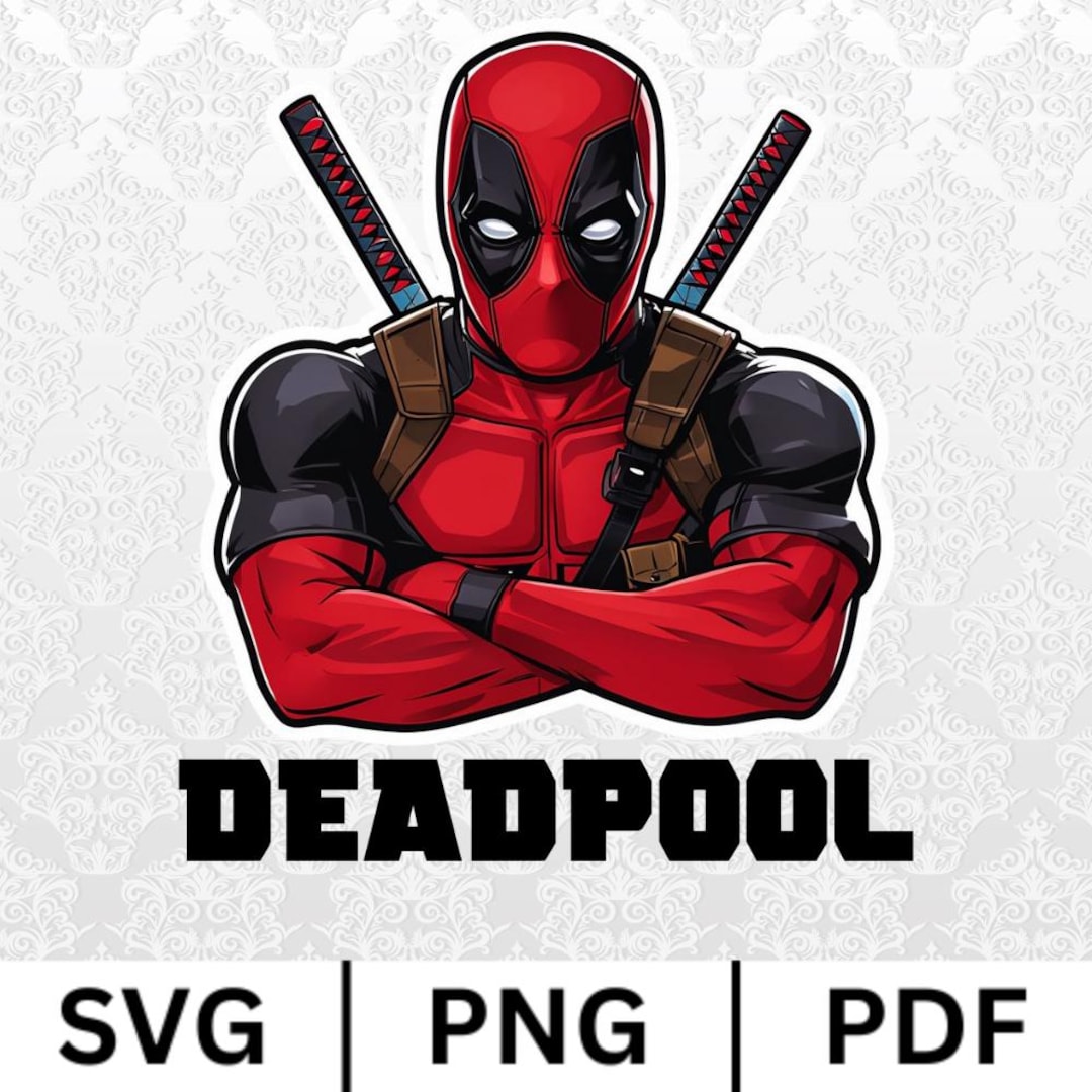 Deadpool, Deadpool SVG, Deadpool PNG, Deadpool Maske, Deadpool Fan Art ...