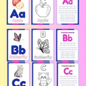 ABC Tracing and Coloring Book for Kids (digital Download) - Etsy