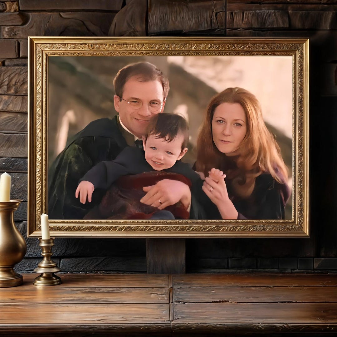 Harry Family Portrait Poster Digital Download Printable Wall Art Harry ...