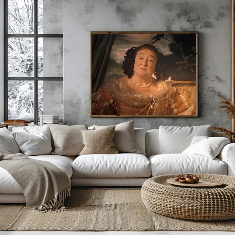 The Fat Lady Poster Digital Download Printable Wall Art Password Print ...