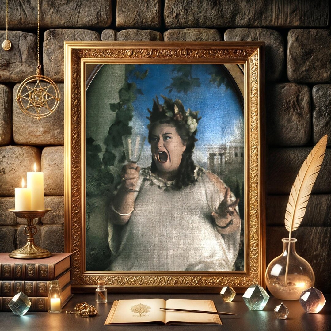 The Fat Lady Singing Art Print: Wizard Home Decor (digital Download) - Etsy