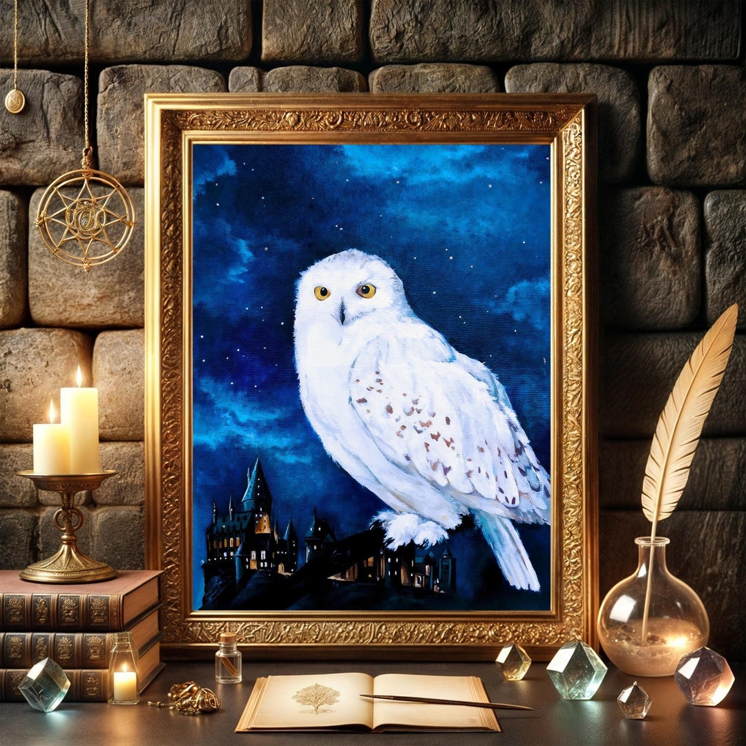 Hedwig Poster Digital Download Printable Wall Art Harry Owl Poster ...