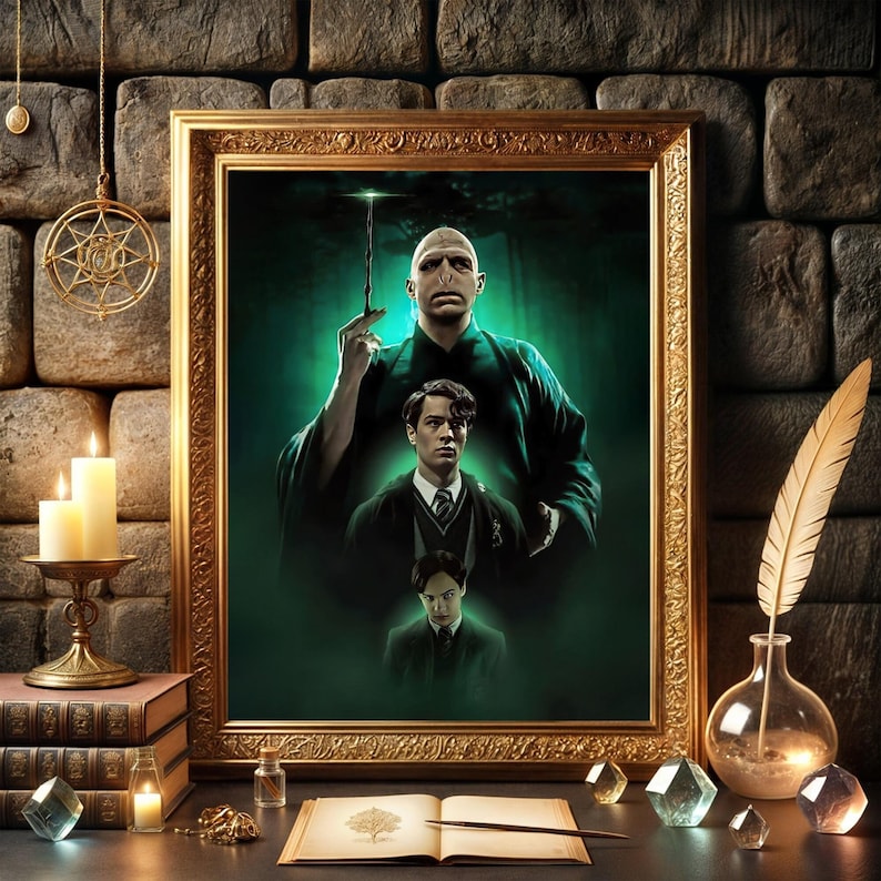 Dark Lord Poster Digital Download Printable Wall Art Dark Wizard Poster ...