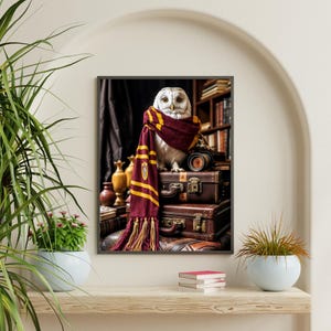 Magic Owl Poster Digital Download Printable Wall Art Hedwig Print ...