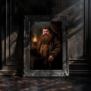 Magic School Keeper Poster: Rubeus Portrait Art (digital Download) - Etsy