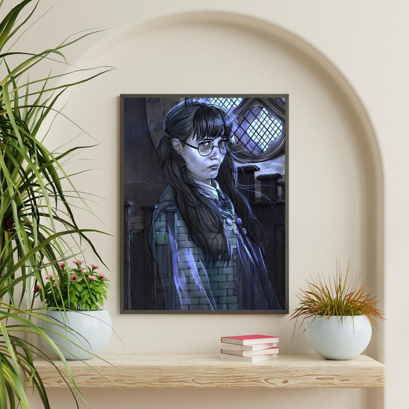 Myrtle Ghost Art Print: Wizard Home Decor (digital Download) - Etsy