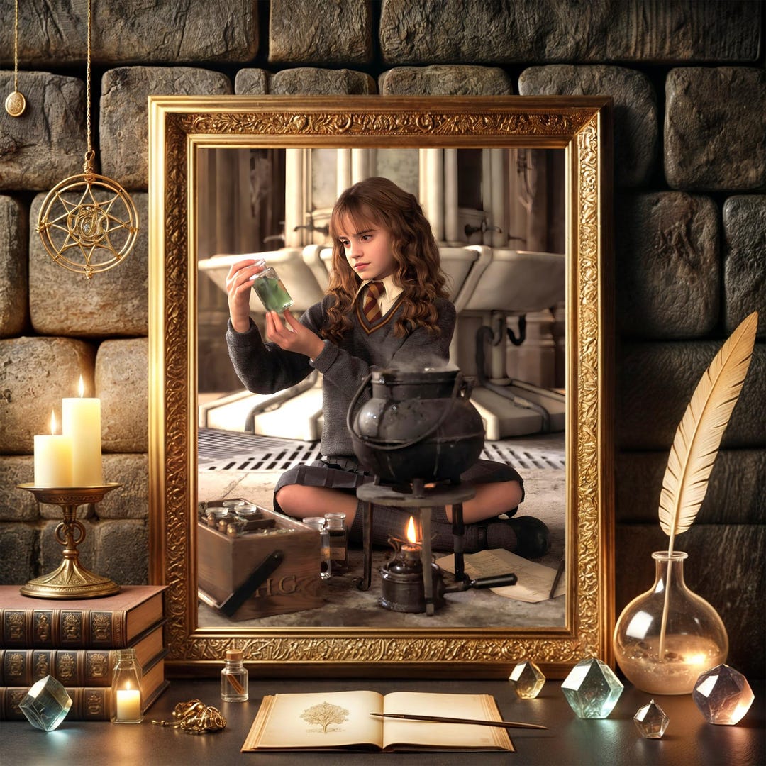Hermione Potion Print: Wizard Bathroom Art (digital Download) - Etsy