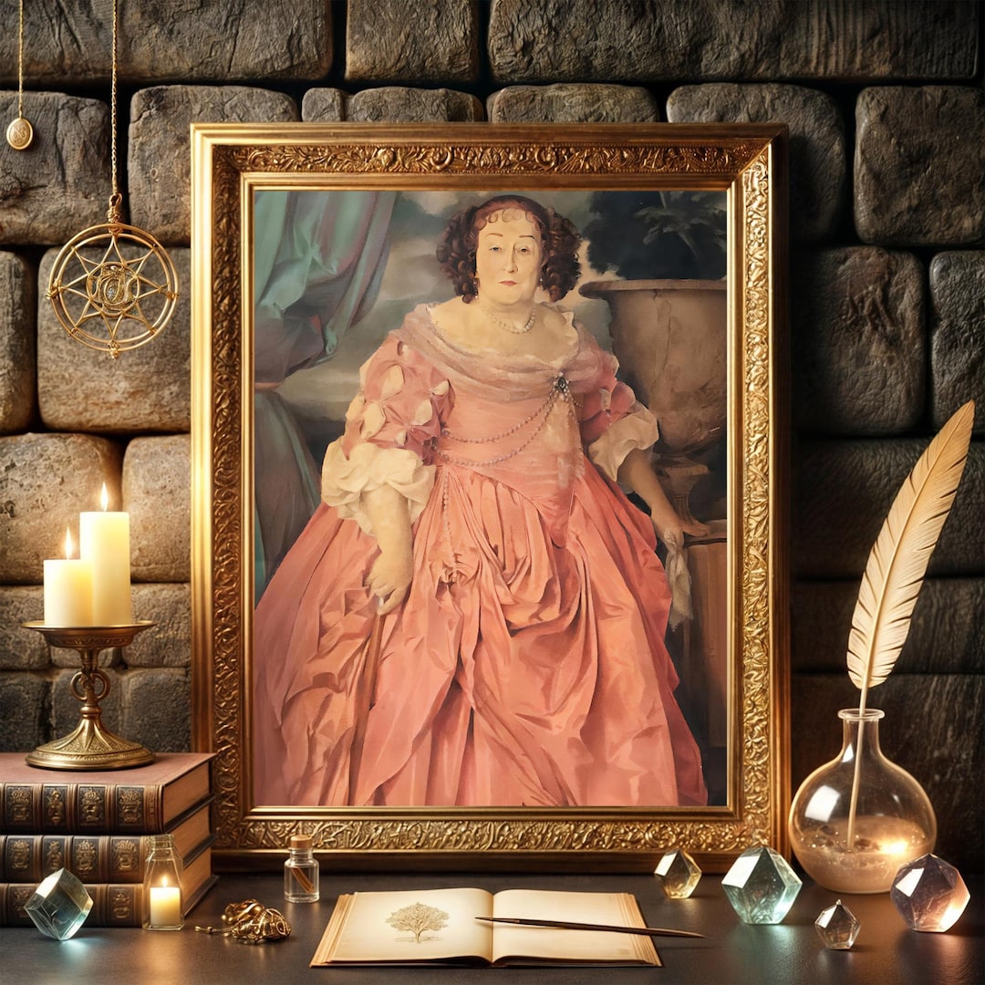 The Fat Lady Painting Poster Digital Download Printable Wall Art ...