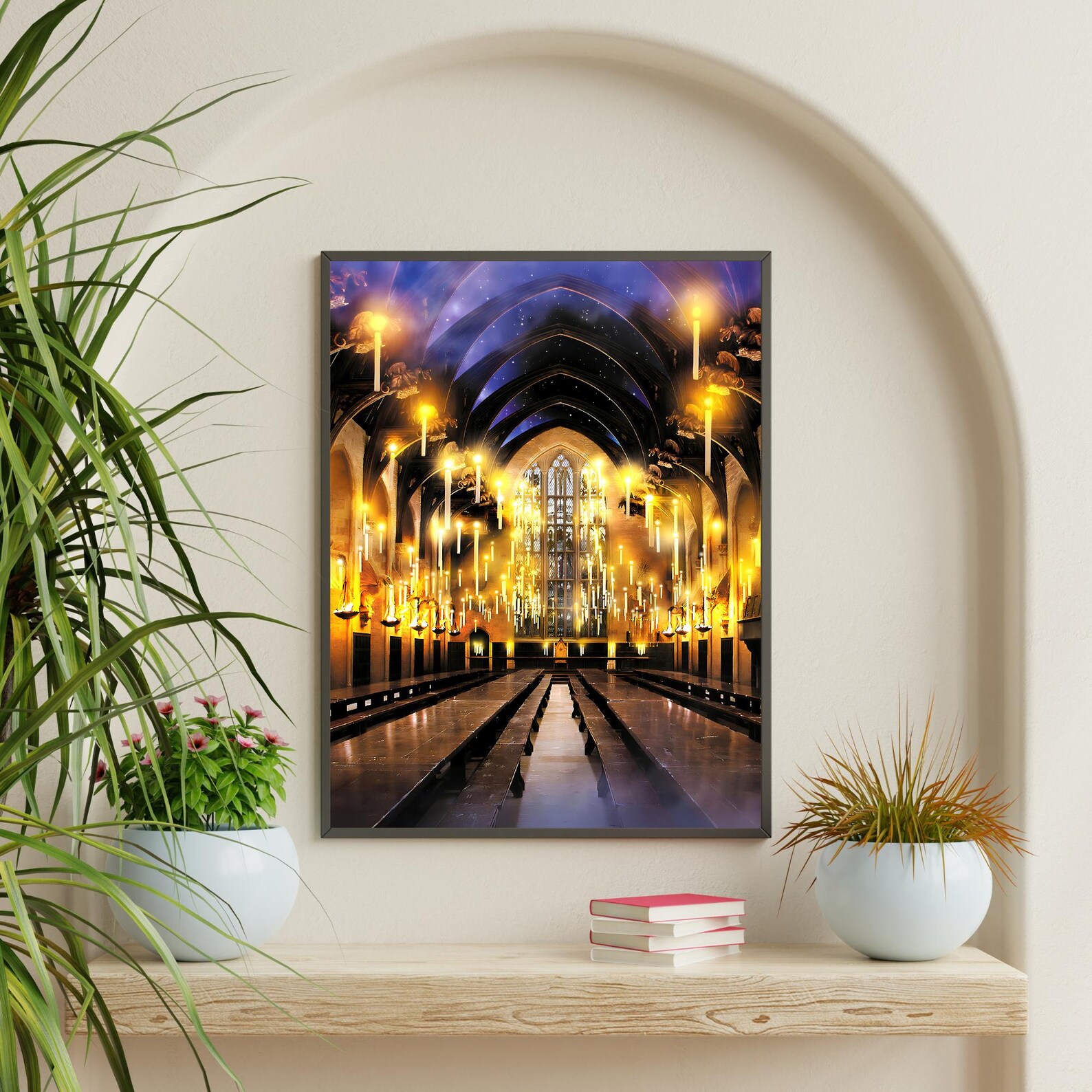 Great Hall Poster Digital Download Printable Wall Art Wizard School ...