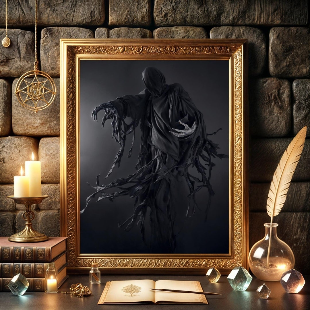 Dementor Printable Poster: Dark Wizard Wall Decor (digital Download) - Etsy