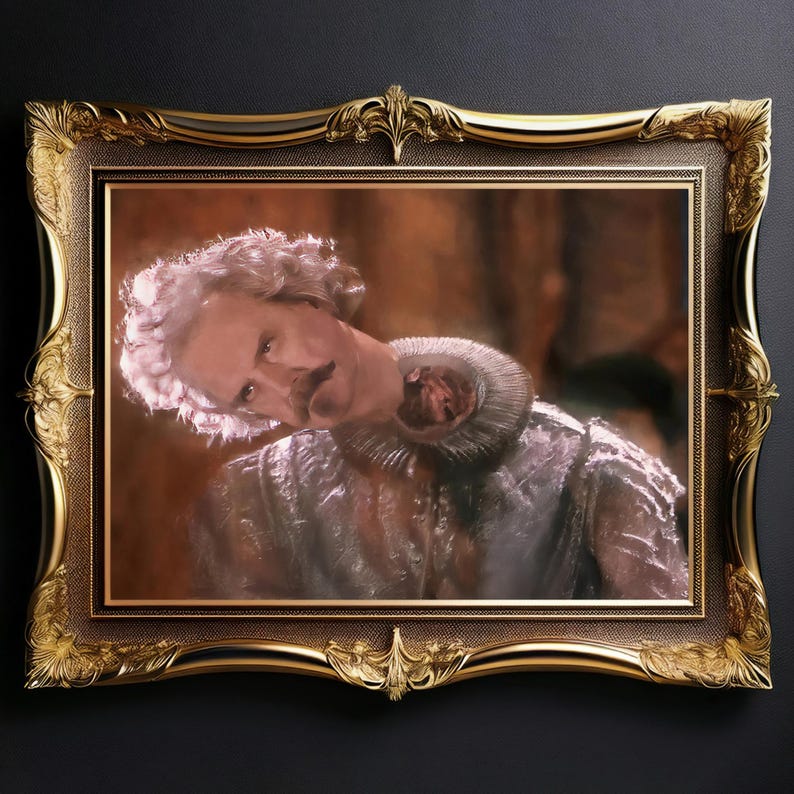 Nearly Headless Nick Poster Digital Download Printable Wall Art Wizard Castle Ghost Poster ...