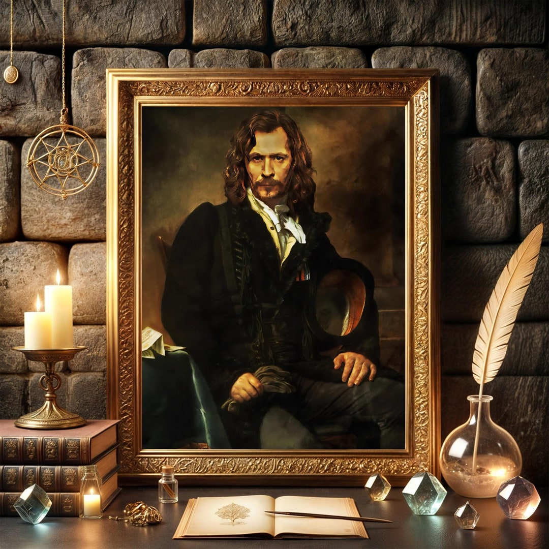 Sirius Poster Digital Download Printable Wall Art Wizard Black Poster ...