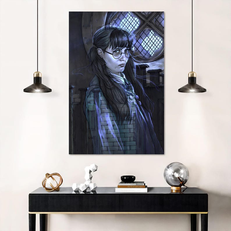 Myrtle Ghost Art Print: Wizard Home Decor (digital Download) - Etsy