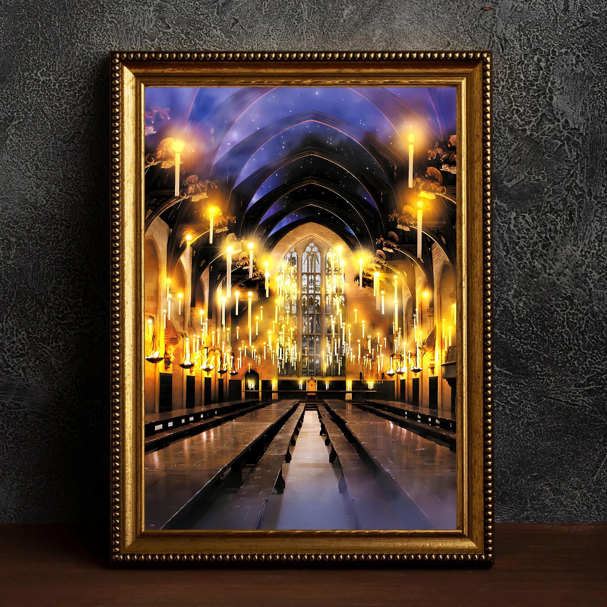 Great Hall Poster Digital Download Printable Wall Art Wizard School ...