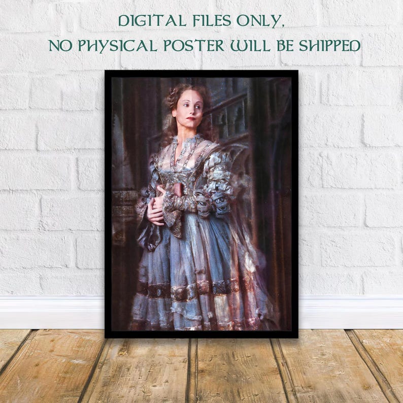 Helena Poster Digital Download Printable Wall Art Grey Lady Print ...