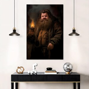 Magic School Keeper Poster: Rubeus Portrait Art (digital Download) - Etsy