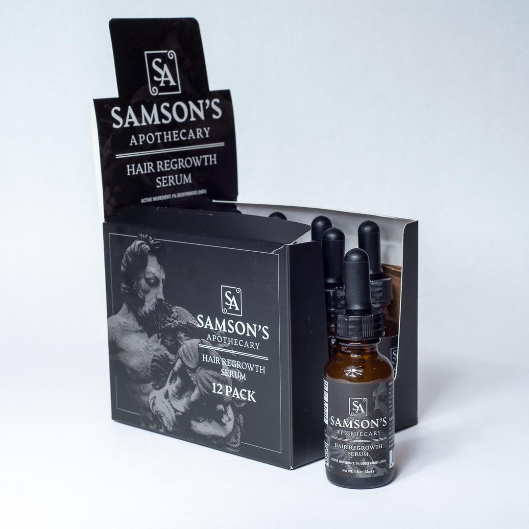 Samson's Apothecary Concentrated 1% Deoxyribose (2ddr) Hair Regrowth ...