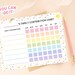 Chore Chart for Kids Printable, Cleaning Schedule, Cleaning Checklist ...