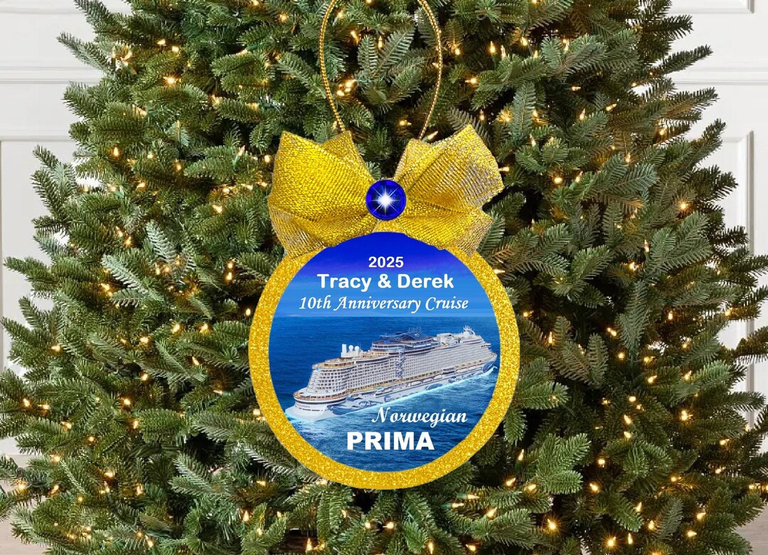 Norwegian Cruises Personalized Ornament, Norwegian NCL Cruises Gift ...