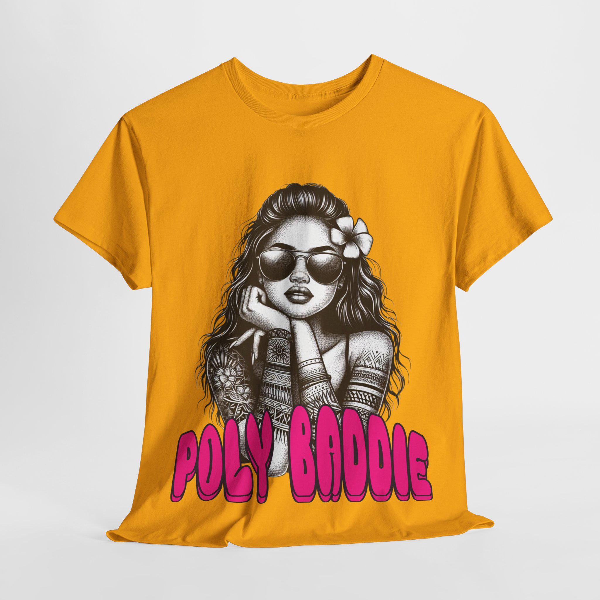 Polynesian Baddies Tee: Tribal Print Unisex Cotton T-shirt - Etsy