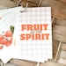Fruit of the Spirit Activity Booklet for Kids | Bible Study, Sunday ...