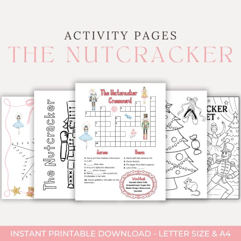 Nutcracker Book Printable - Etsy