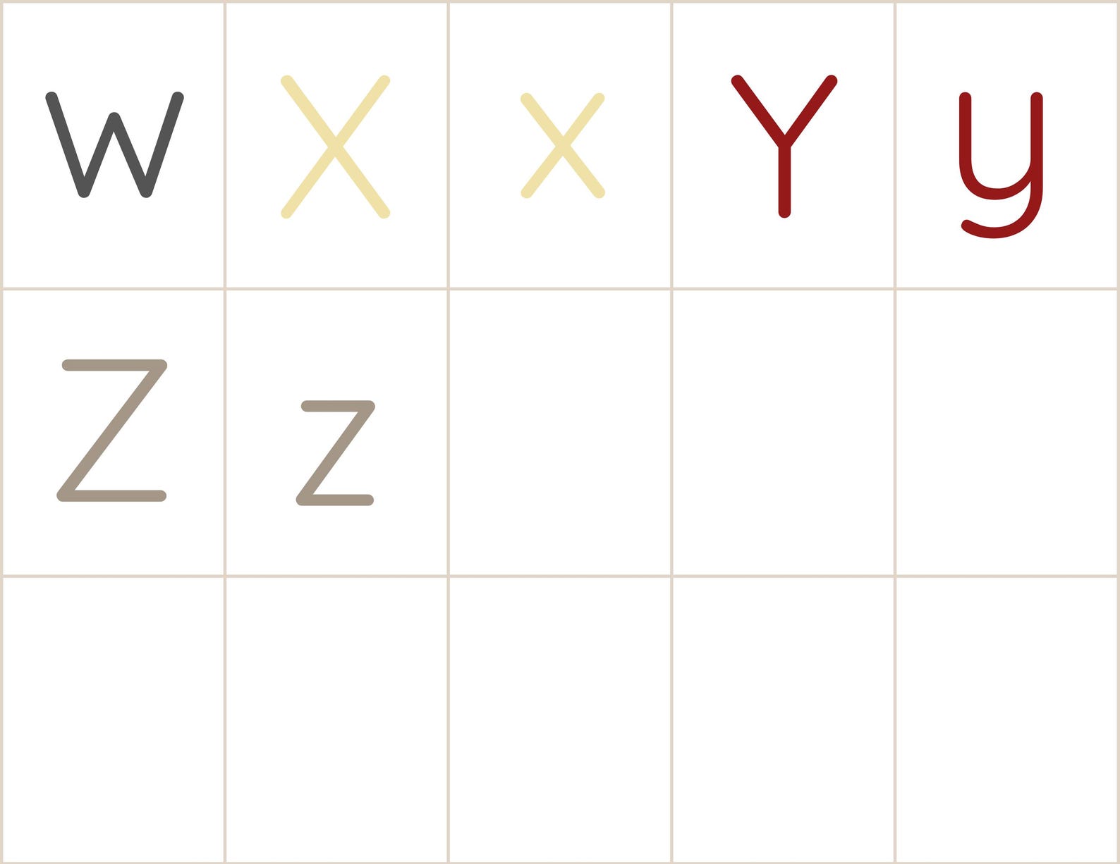 ABC Matching Game: Uppercase & Lowercase Letter Cards (digital Download ...