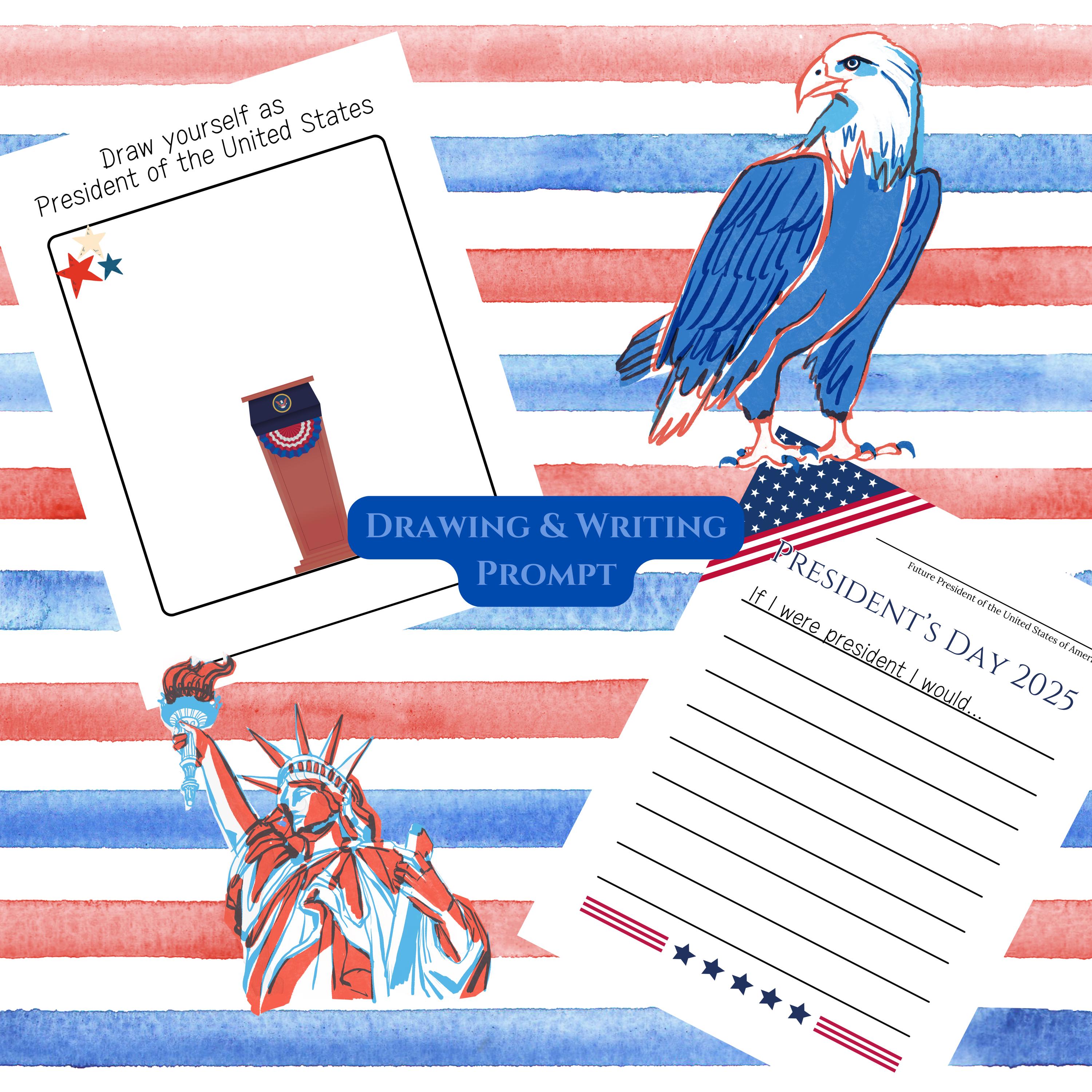President's Day Activity Bundle Coloring Pages Puzzles President Chart ...