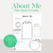 About Me Worksheet for Kids – Faith-based Printable PDF for Homeschool ...