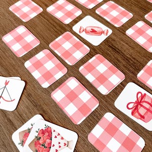 Valentine's Day Matching Memory Card Game | Printable Game PDF - Etsy