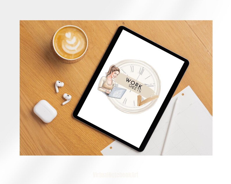 Digital Work Planner Digital Work Tracker Appointment Tracker Digital ...