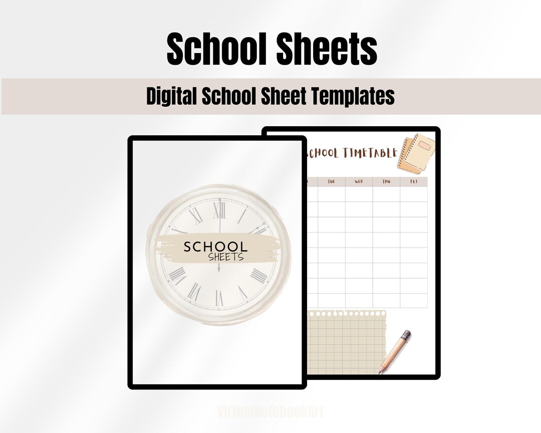 Printable School Schedule Digital Lesson Plan Lesson Plan Time Table ...