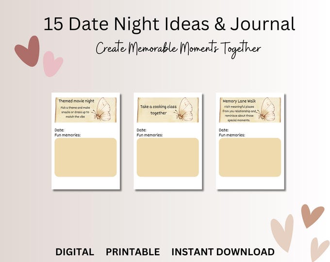 The Couple's Game Date Night Printable - Instant Download - Etsy Canada