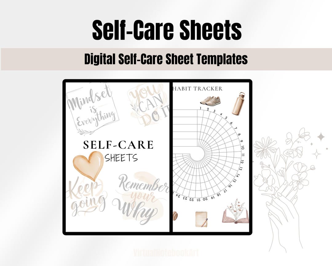 Self-care Journalism Self-care Checklist Self-care Digital Journal ...