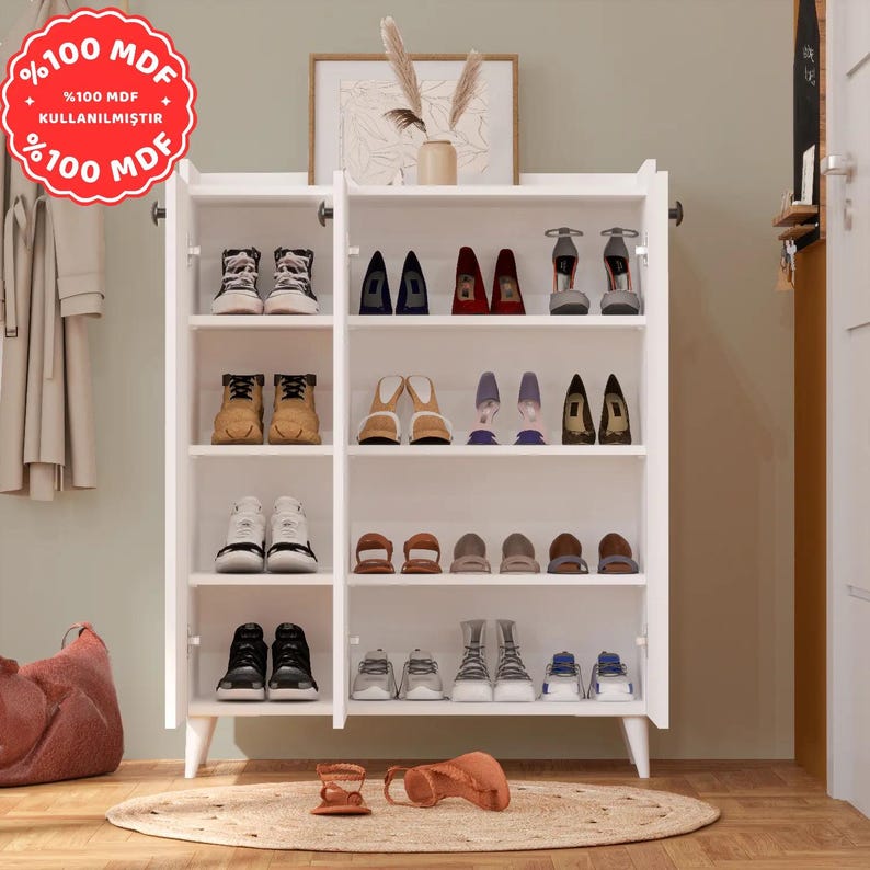 Shoe Cubby Shoe Organizer Entryway Cabinet Shoe Cabinet Shoe Rack, Drop Cap Shoe Cabinet, Hidden ...