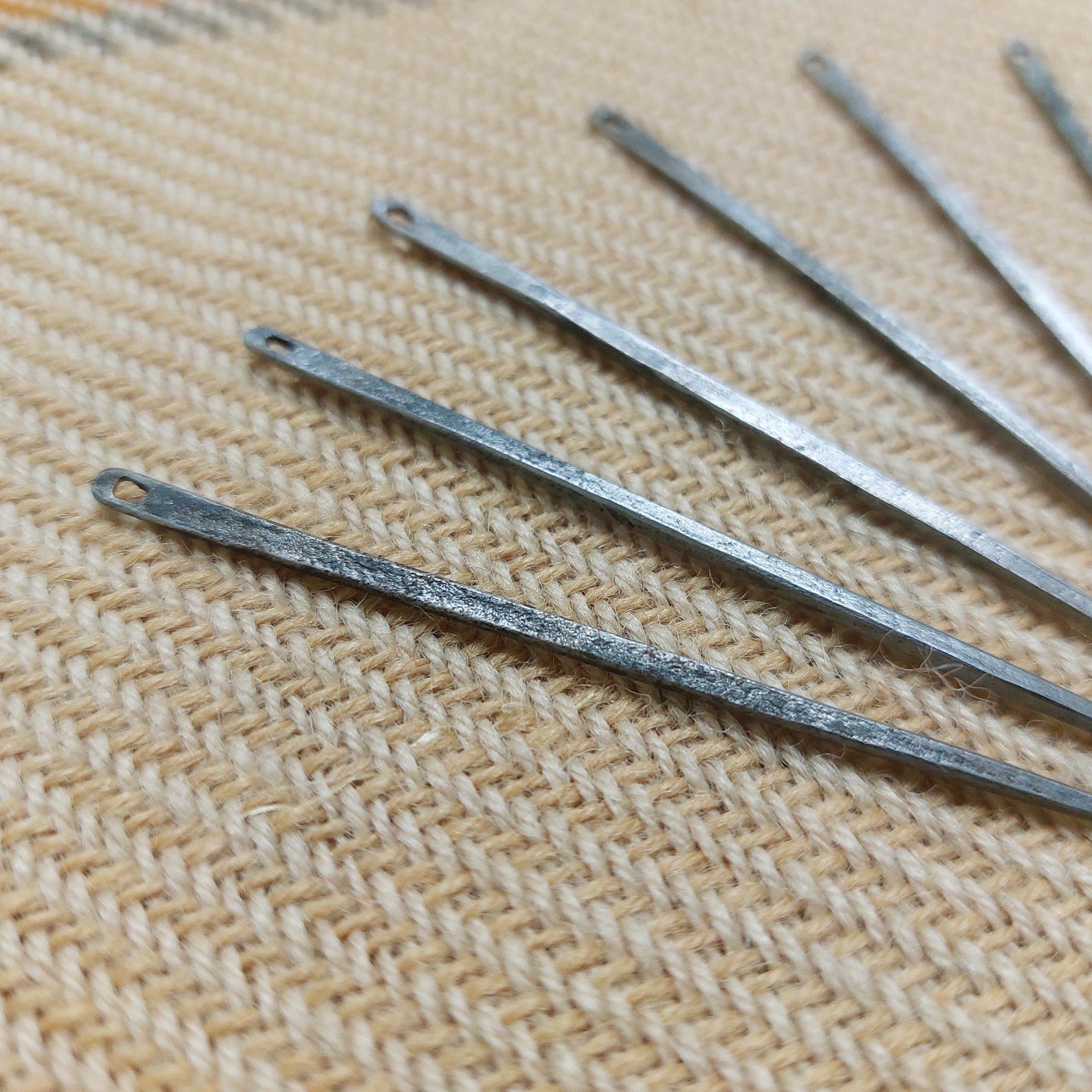 FORDGED HISTORICAL NEEDLE / Medieval Needle, Wrought Needle, Iron ...