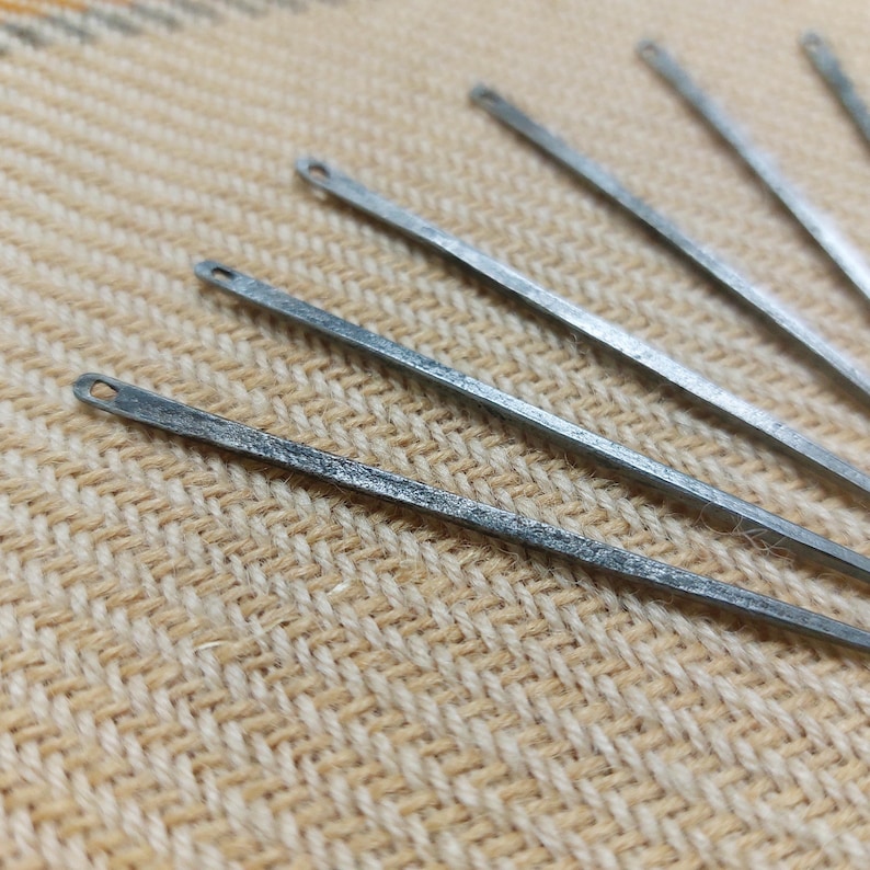 FORDGED HISTORICAL NEEDLE / Medieval Needle, Wrought Needle, Iron ...