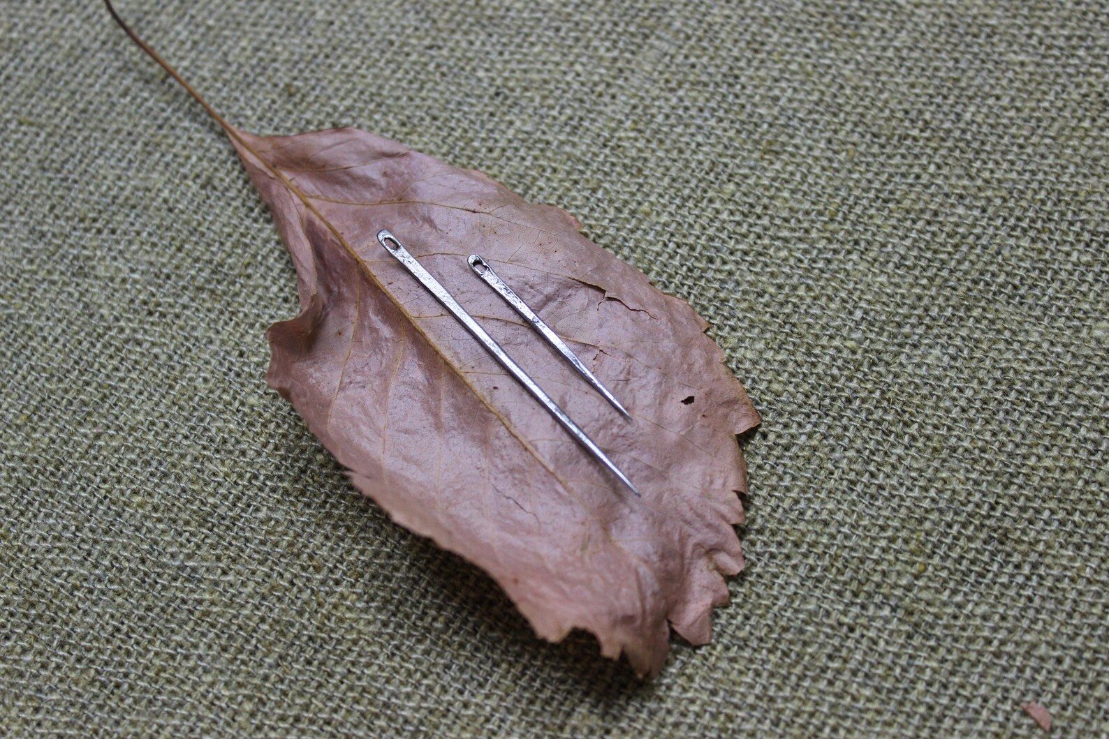 FORDGED HISTORICAL NEEDLE / Medieval Needle, Wrought Needle, Iron ...