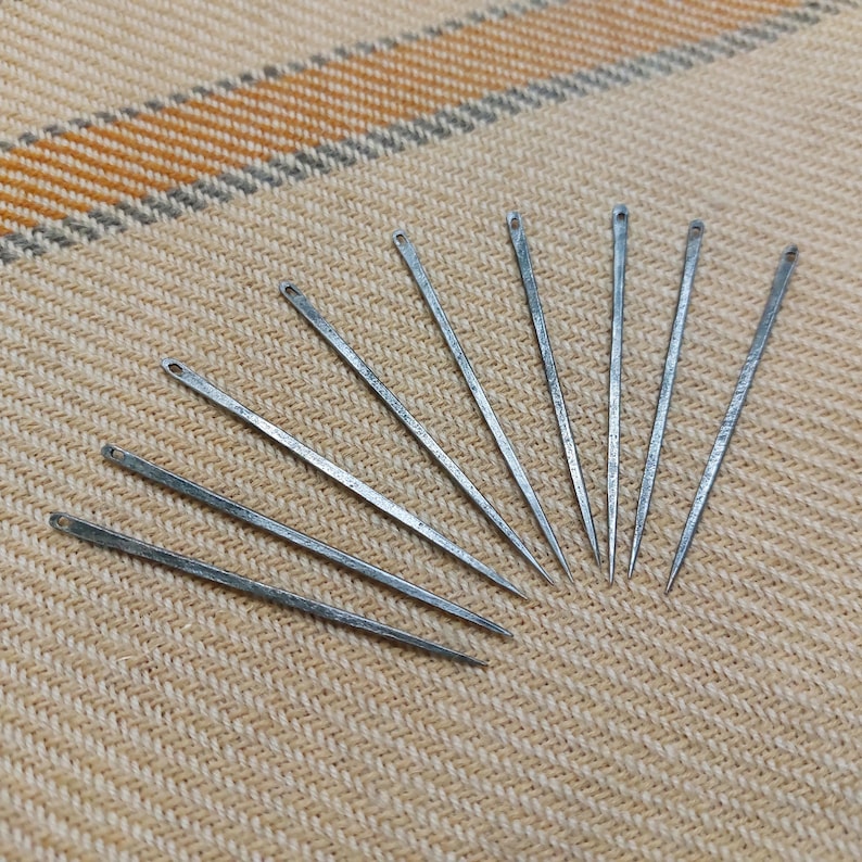 FORDGED HISTORICAL NEEDLE / Medieval Needle, Wrought Needle, Iron ...