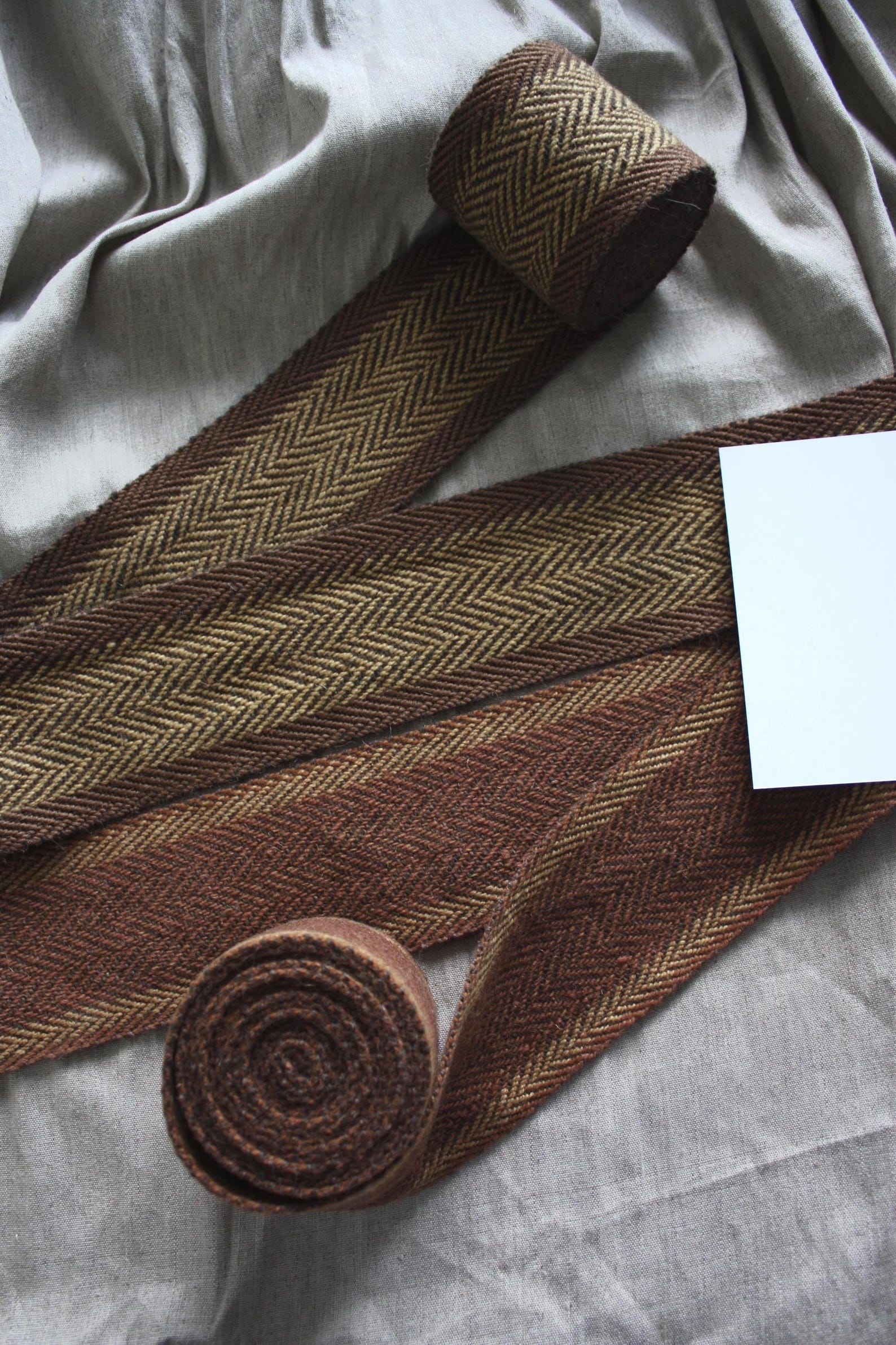 HERRINGBONE LEG-WRAPS | Handwoven Leg Wraps, Handmade Leg Wrappings ...