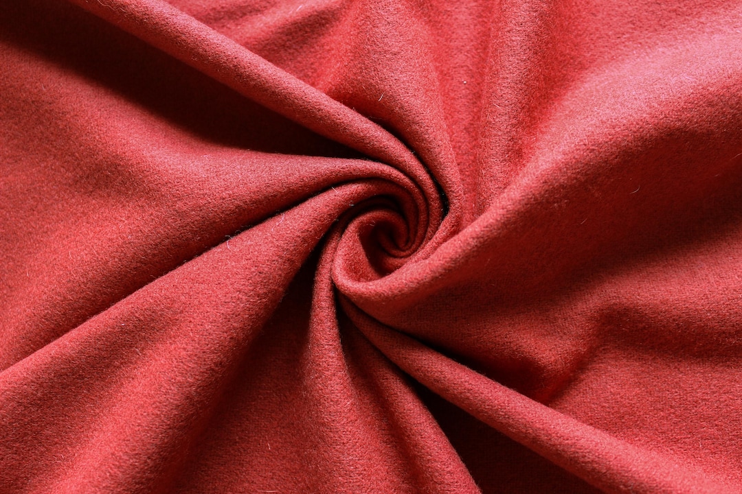 MADDER RED WOOL/ Plain Wool Fabric for Historical Costumes, Light ...