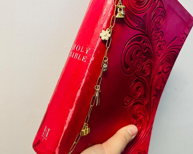 Bible Charm Chain - Etsy