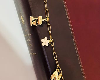 Bible Charm Chain - Etsy