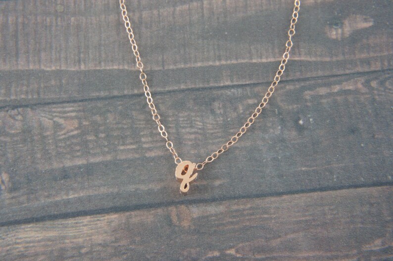 Cursive Rose Gold Letter Alphabet Initial q - Etsy