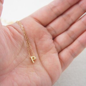 Cursive Gold Letter Alphabet Initial p Necklace - Etsy