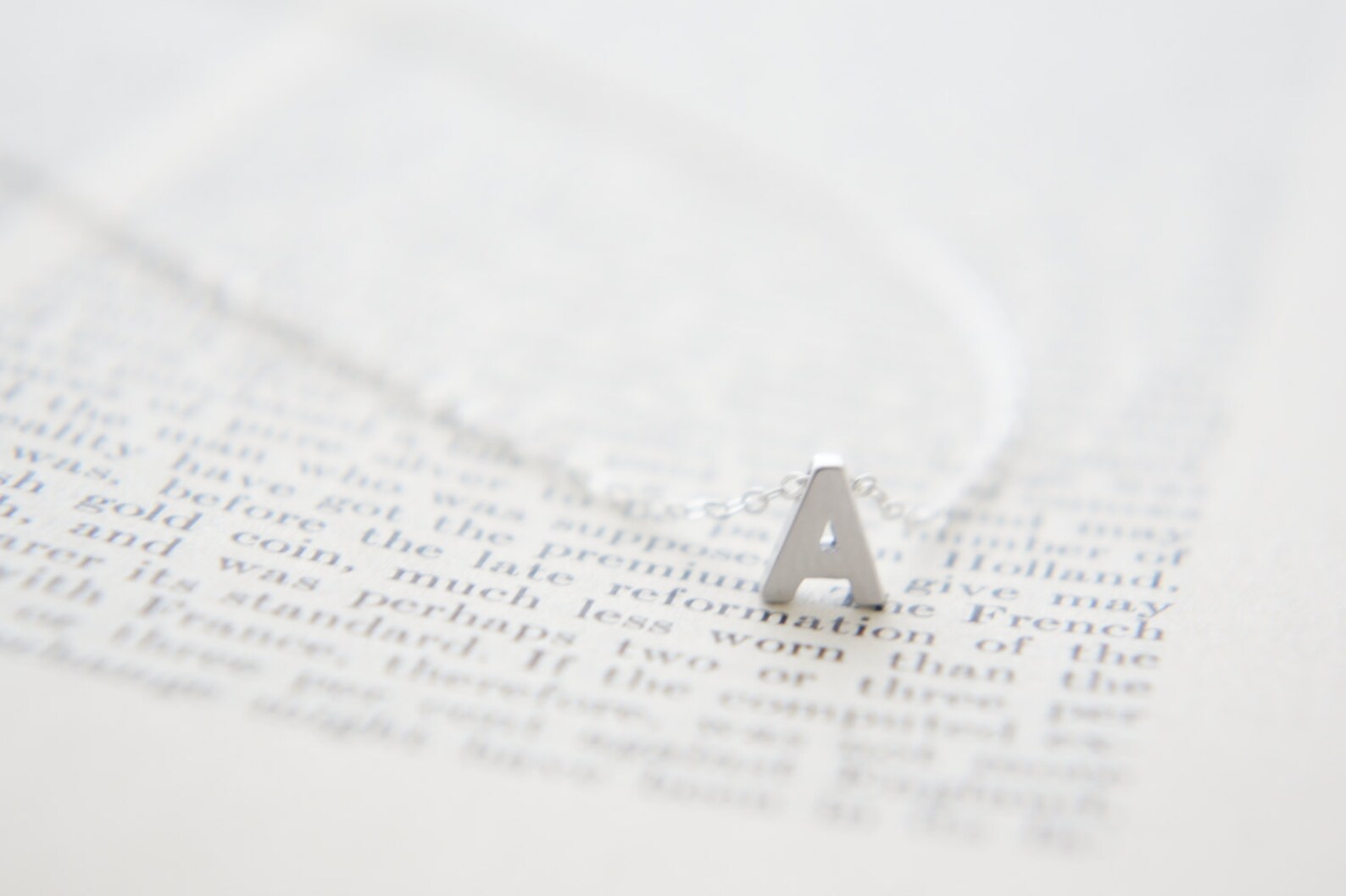 Silver Letter Alphabet Initial Capital a | Etsy