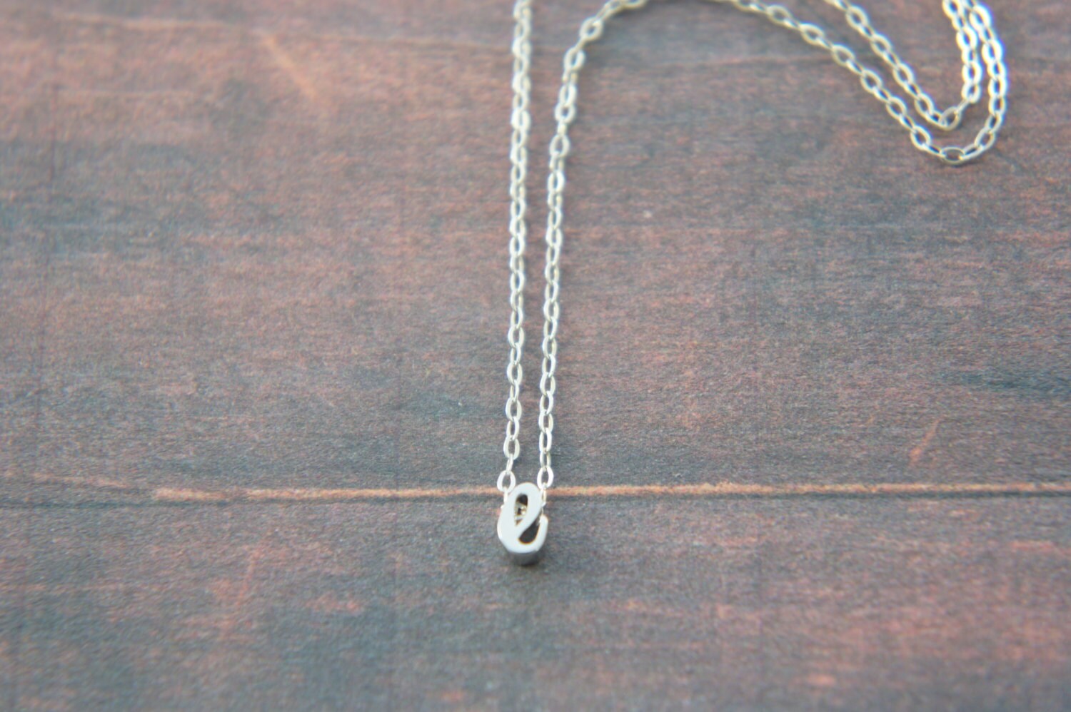 Cursive Silverletter Alphabet Initial e | Etsy