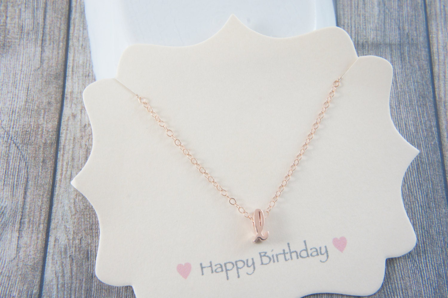 Cursive Rose Gold Letter Alphabet Initial l | Etsy