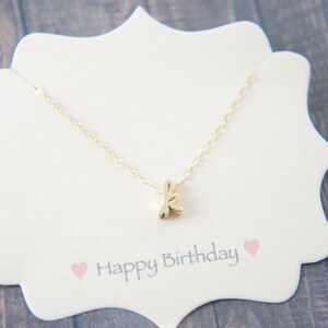 Cursive Gold Letter Alphabet Initial k Necklace - Etsy