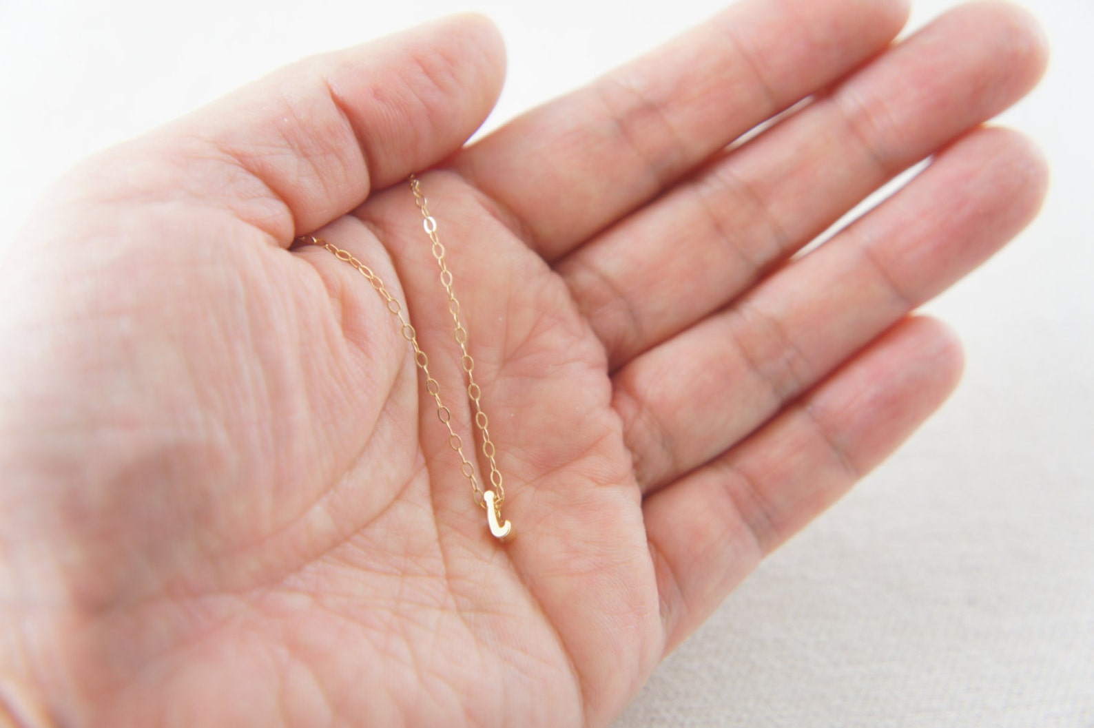 Cursive Gold Letter Alphabet Initial i Necklace - Etsy